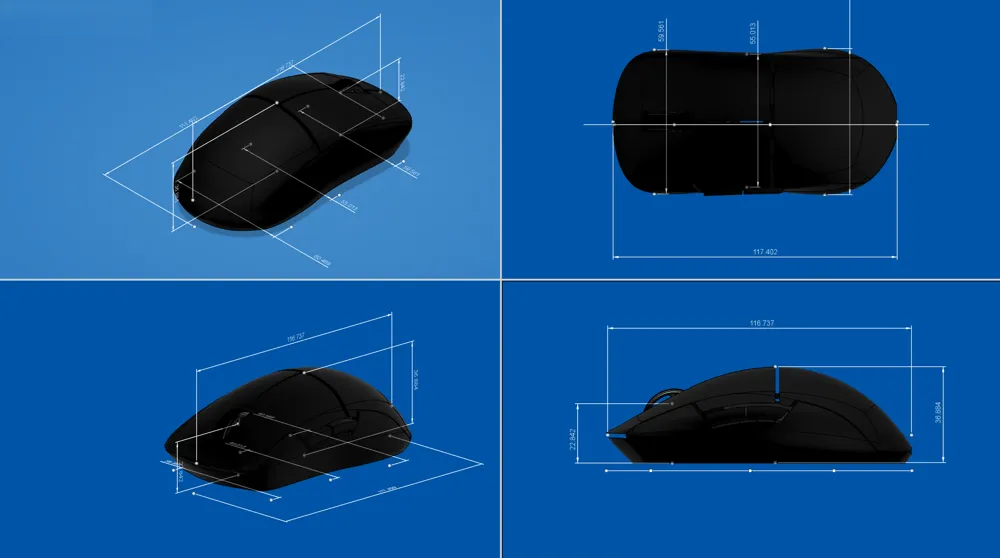 TEST SHAPE Razer Viper Mini ZS-VM Mouse Mod Shape Test by zoroseerus ...