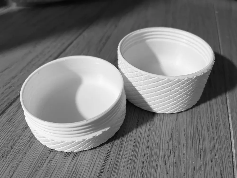 Modular screw-top cylinder with Knurled finish by mverciani MakerWorld ...