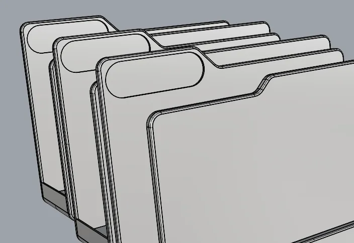 Folder Filament Swatch box-(MakerLab) - Free 3D Print Model - MakerWorld