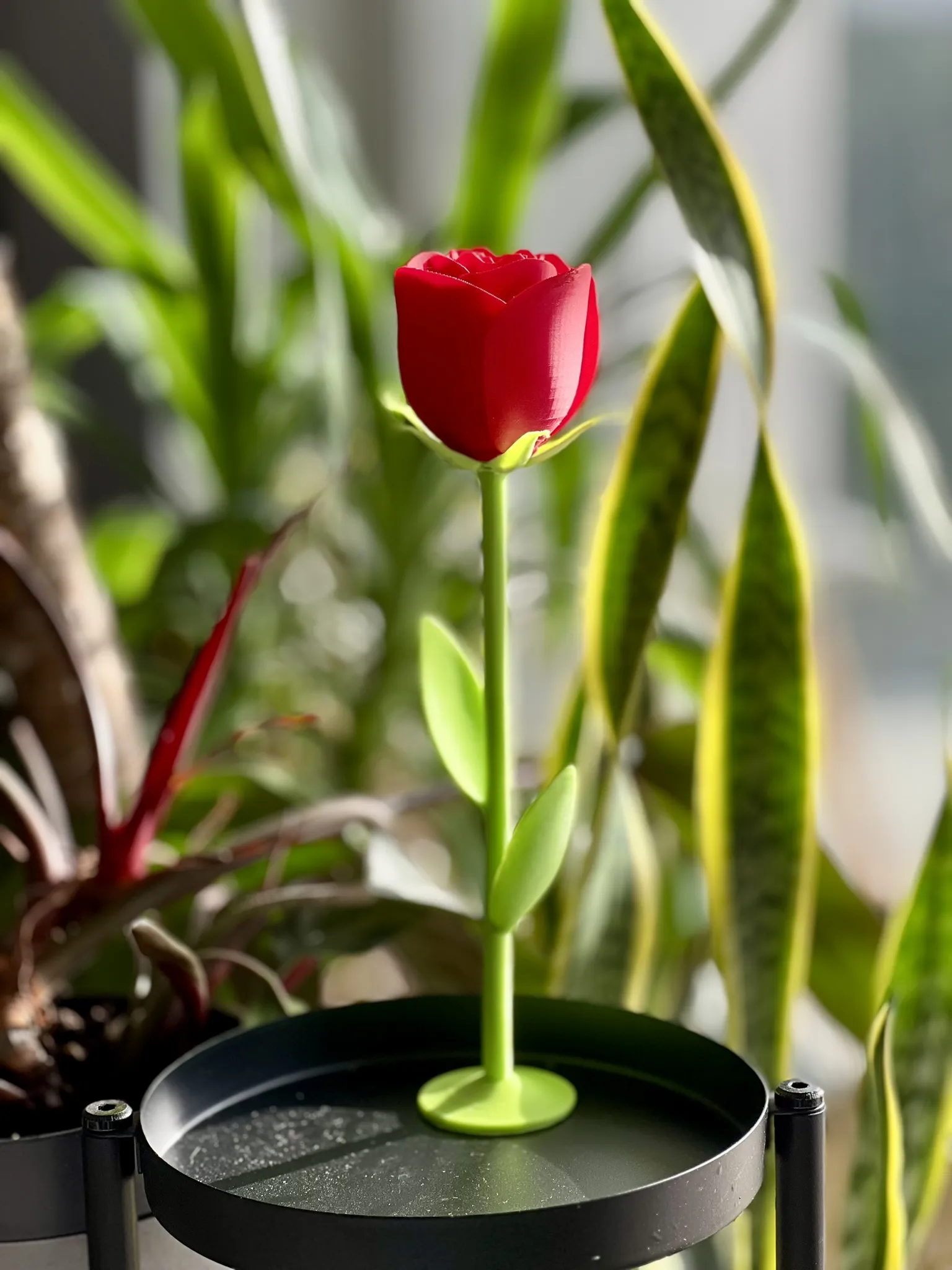 Lovely Tulip with Stem, Blooming Perfection - Free 3D Print Model ...