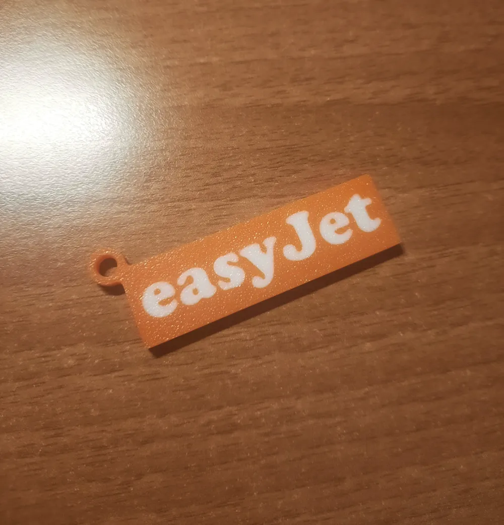 EasyJet Logo Keychain by Luke-Leek-98 - MakerWorld