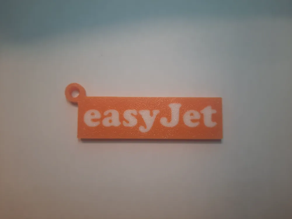 EasyJet Logo Keychain by Luke-Leek-98 - MakerWorld