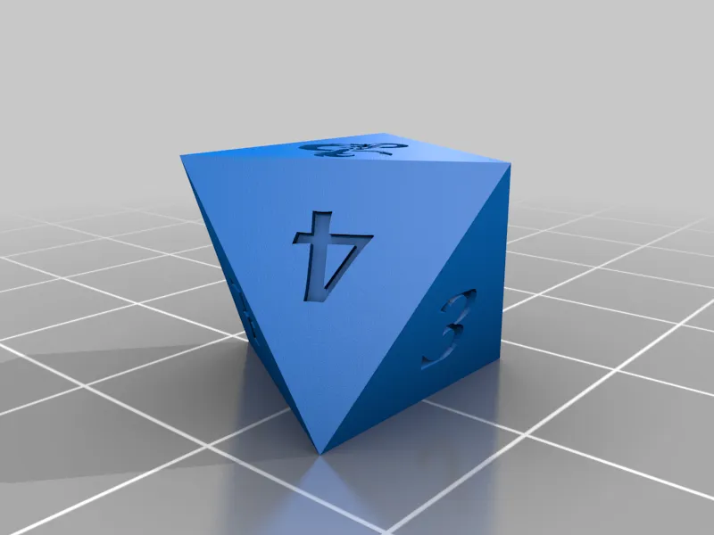 D&D Dice Set with Ampersand (Sharp Corners) Remixed by H3D MakerWorld ...