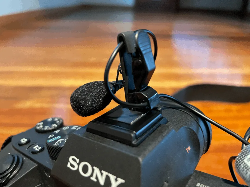 Sony Multi Interface Shoe Cover and Lapel/Lavalier Microphone Clip ...
