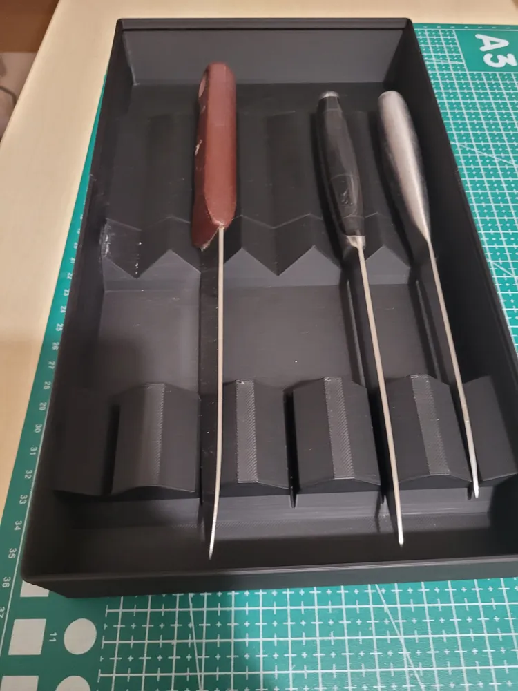 Gridfinity Knives Rack by maizyy - MakerWorld