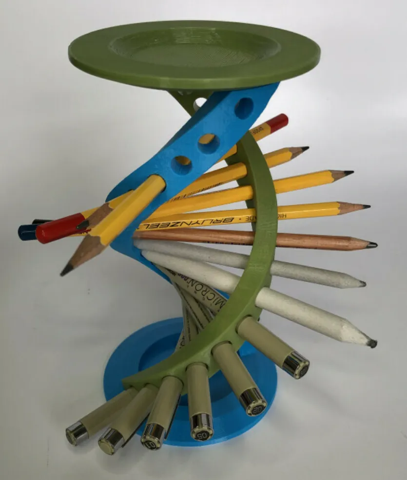 DNA pencil holder by 3Dhorizons - MakerWorld