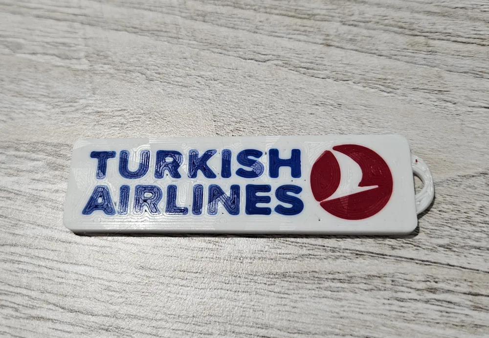 Turkish Airlines Keychain by Serkan Asar - MakerWorld