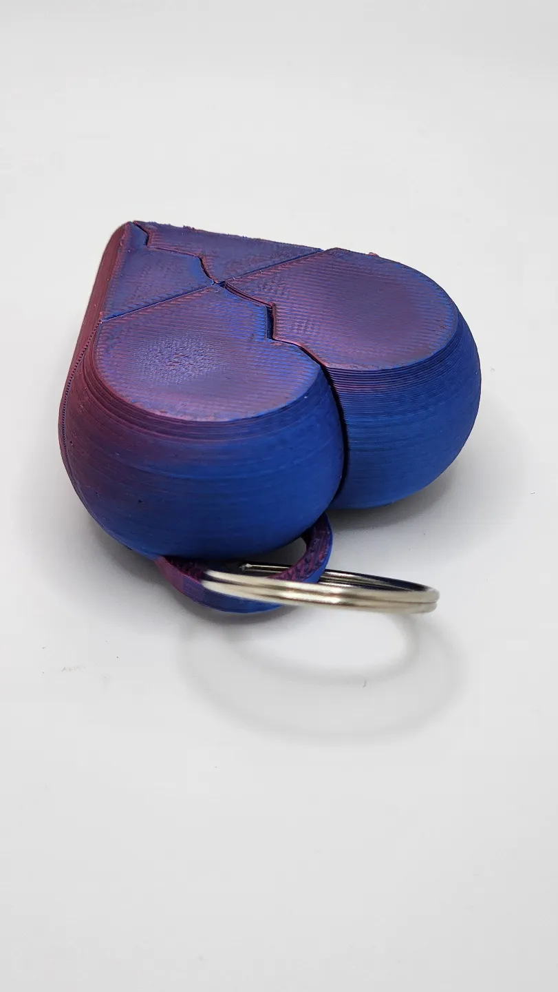 heart box keychain Remixed by Tmacken MakerWorld: Download Free 3D Models