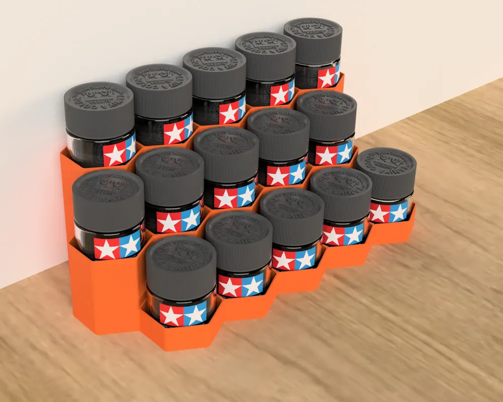 Tamiya Paint Stand by squirrelbrain - MakerWorld