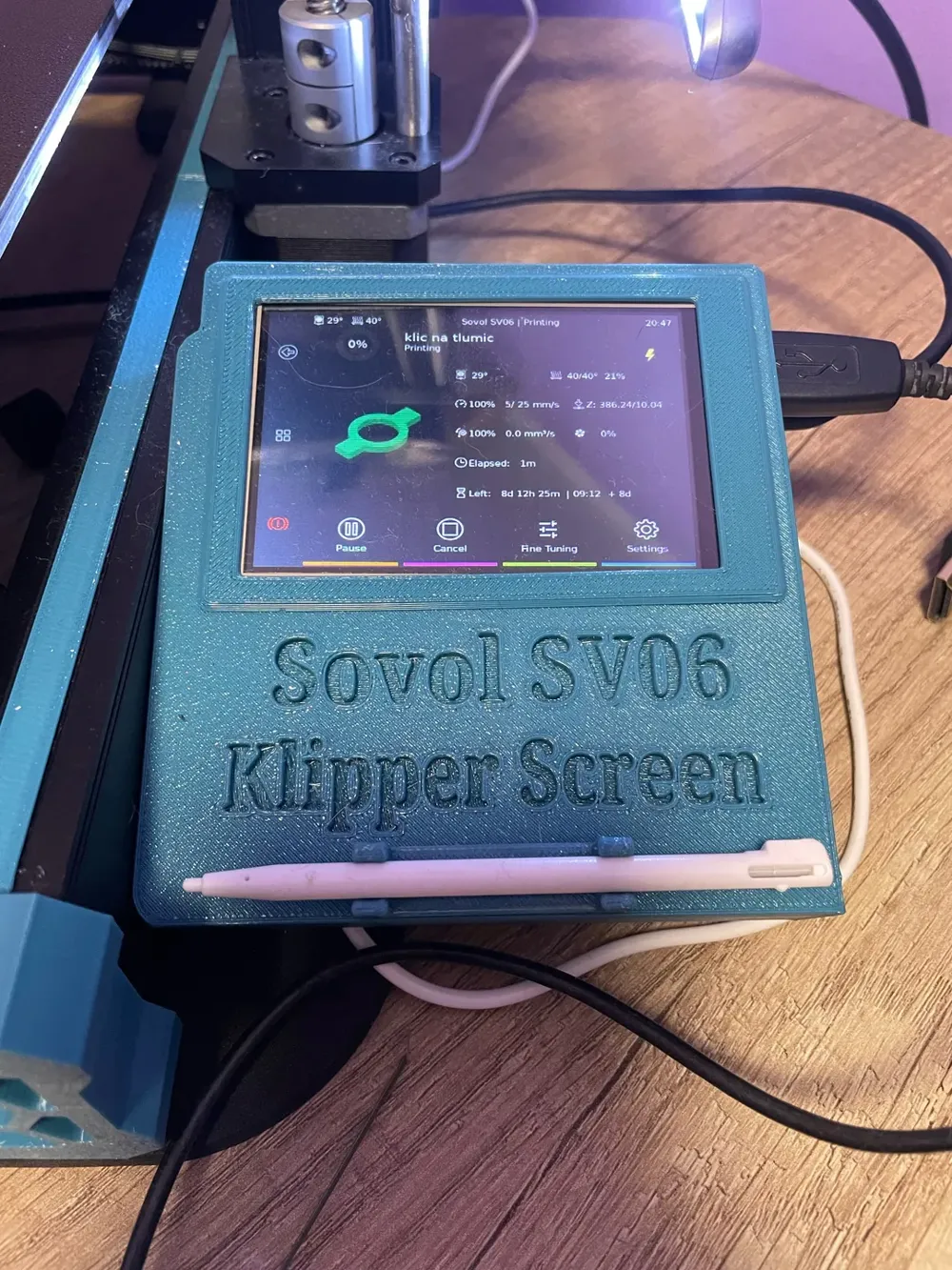 Sovol SV06 klipper screen by Don Mateo - MakerWorld