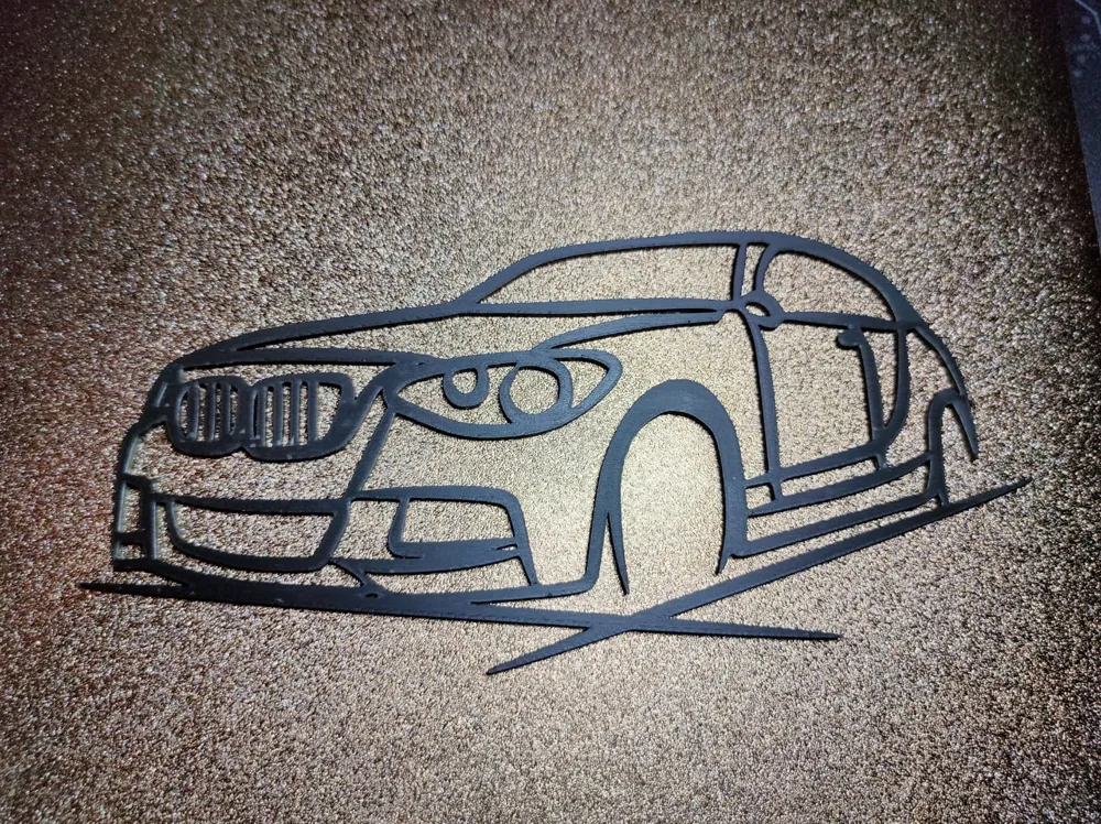 BMW Serie 1 2D isometric art by turinapaolo - MakerWorld