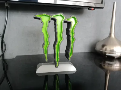 Monster Energy Drink LED BOX by Kip_3d - MakerWorld