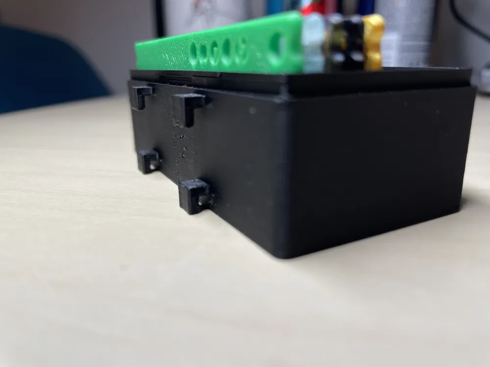 Filament swatch box with P1P pegboard (modplate) hooks Remixed by ...