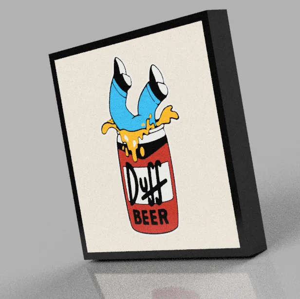 THE SIMPSON - DUFF BEER by Make3Design - MakerWorld