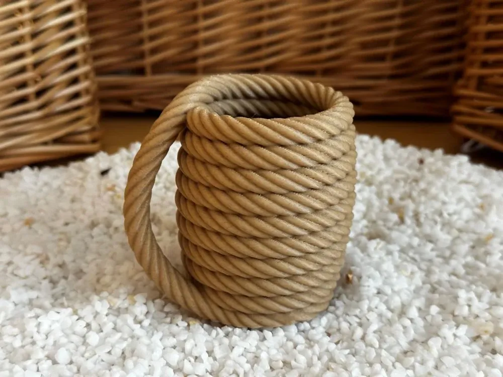 Coiled Rope Containers Remixed by lancelotcv - MakerWorld