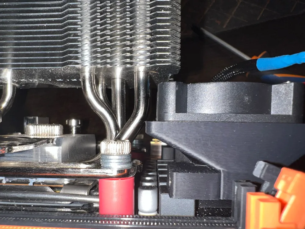 VRM fan cooler for aliexpress Qiyida X99 ED4 board - V2 by Jon - MakerWorld