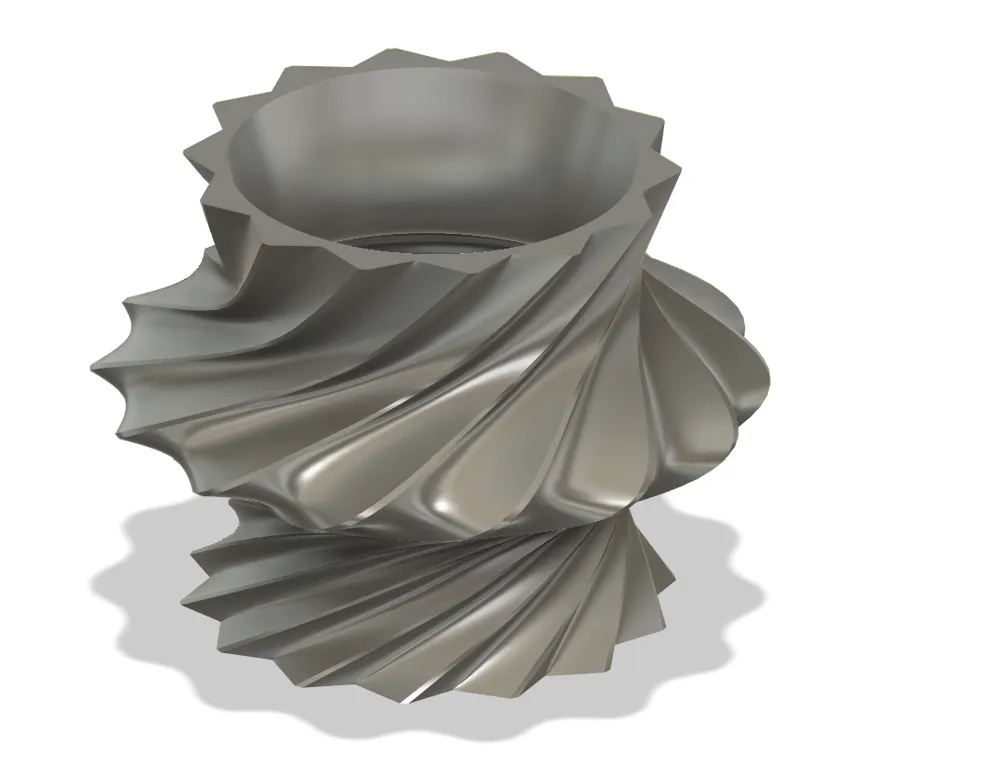 Spiral Vase / Pot by morram - MakerWorld