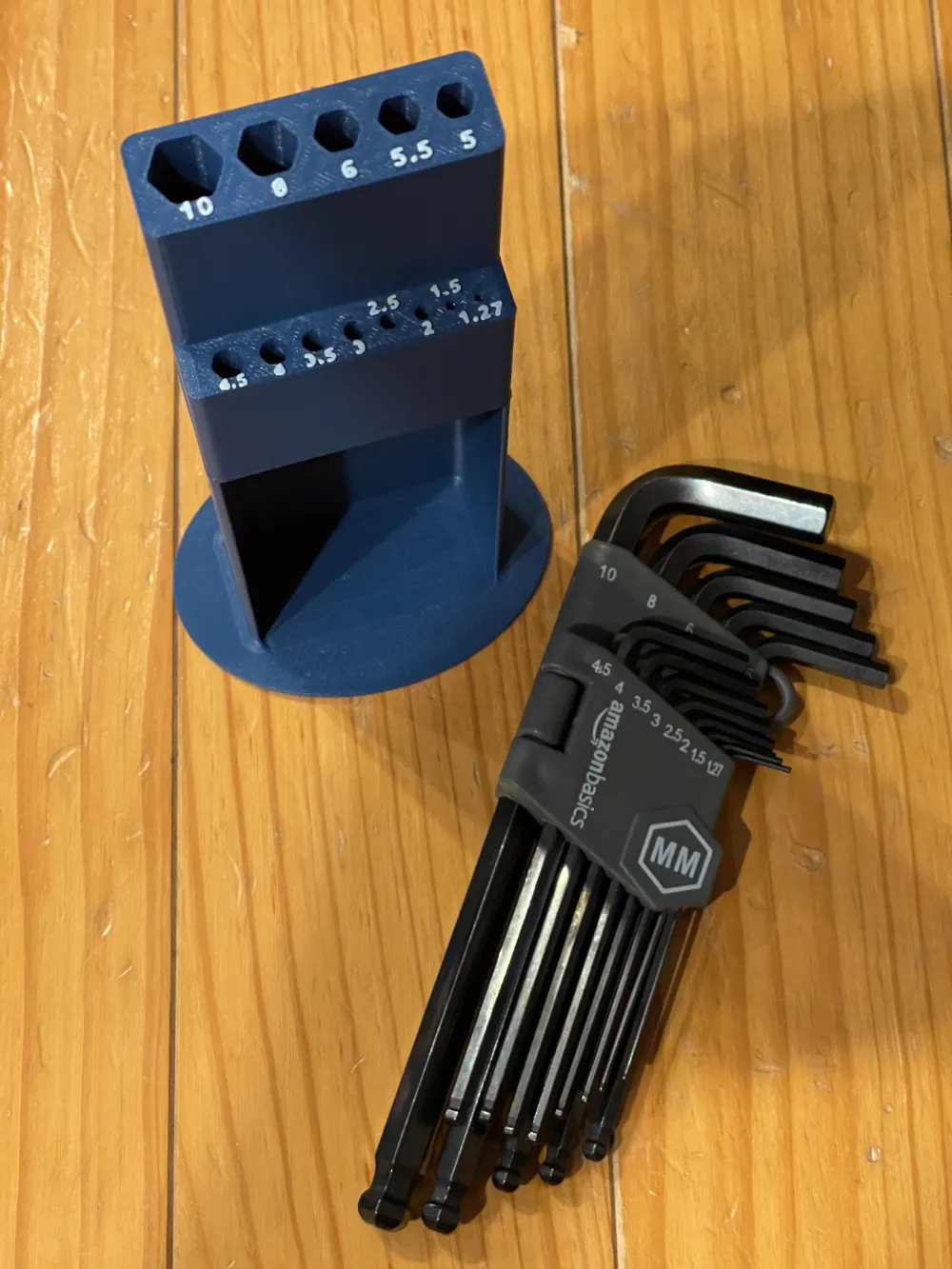 Hex key allen wrench desk top holder for Amazon basics (mm) by sk7711 ...