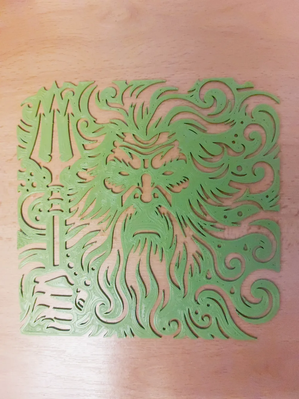 Poseidon wall decoration by Kutnohormac MakerWorld: Download Free 3D Models