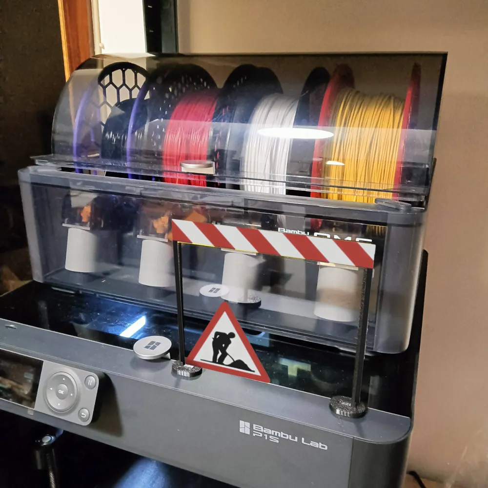 Work In Progress Signal with plug for P1S P1P P1 hole - Low Purge by ...