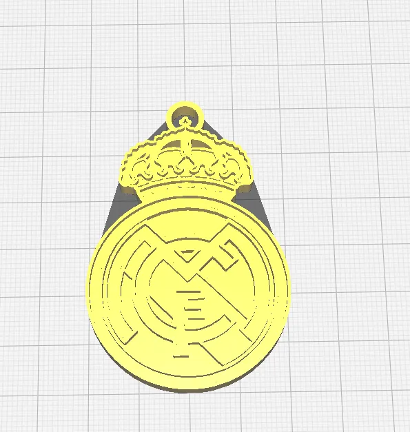 Real Madrid Keychain by oreg1987 - MakerWorld