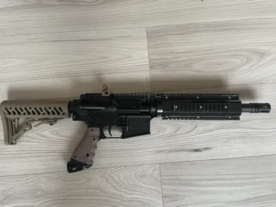 Tippmann tmc paintball handguard +50mm by Balrog - MakerWorld