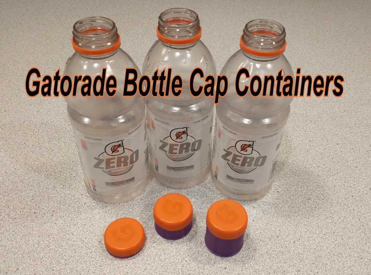Gatorade Bottle Cap Containers Free 3d Print Model Makerworld