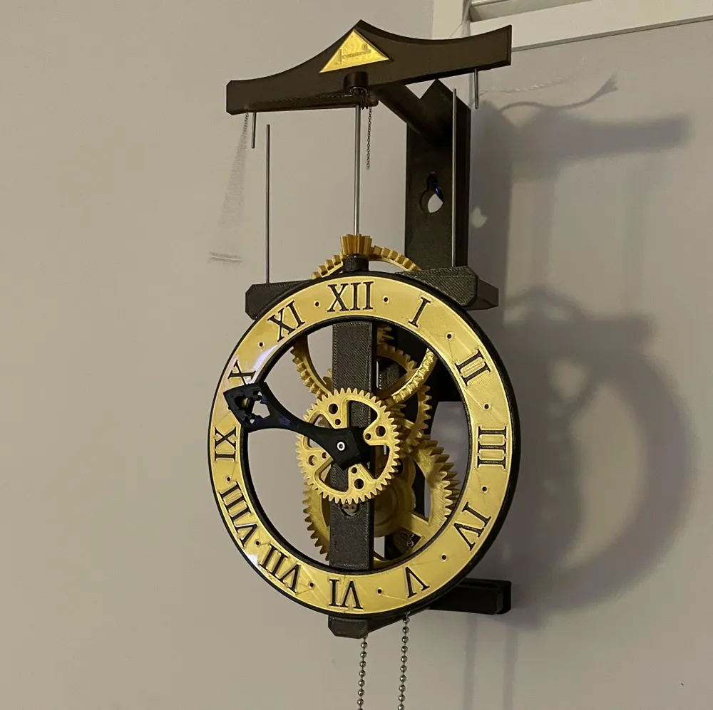 Leonardo Da Vinci flying pendulum mechanical clock by Josemari - MakerWorld