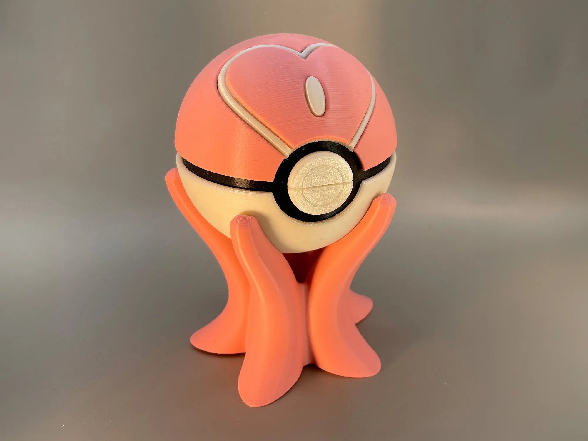 Loveball Twist Lock Container Pokéball - Free 3D Print Model - MakerWorld