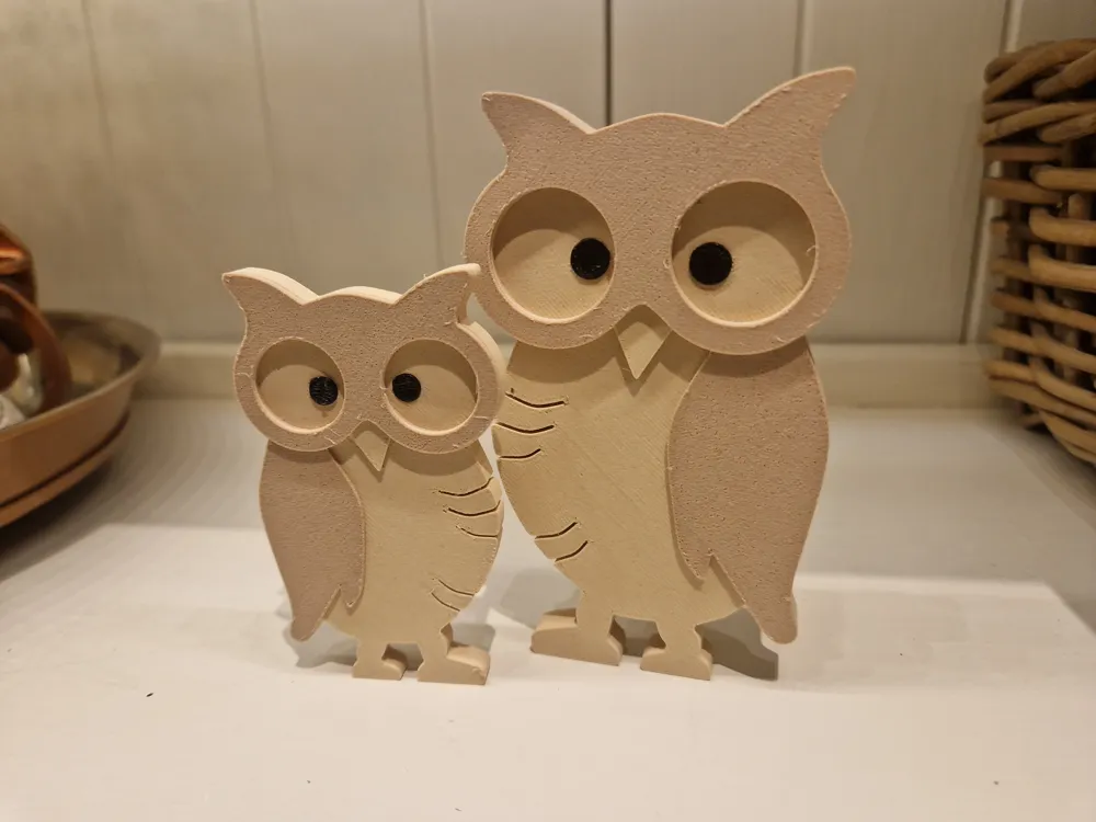2D Owl Decorative by olemann96 - MakerWorld