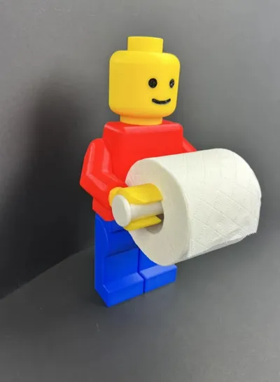 BATMAN LEGO Toilet Paper Holder Remixed by Acheituno - MakerWorld