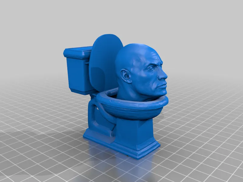 Skibidi (The Rock) Toilet by VacuuM Designs - MakerWorld