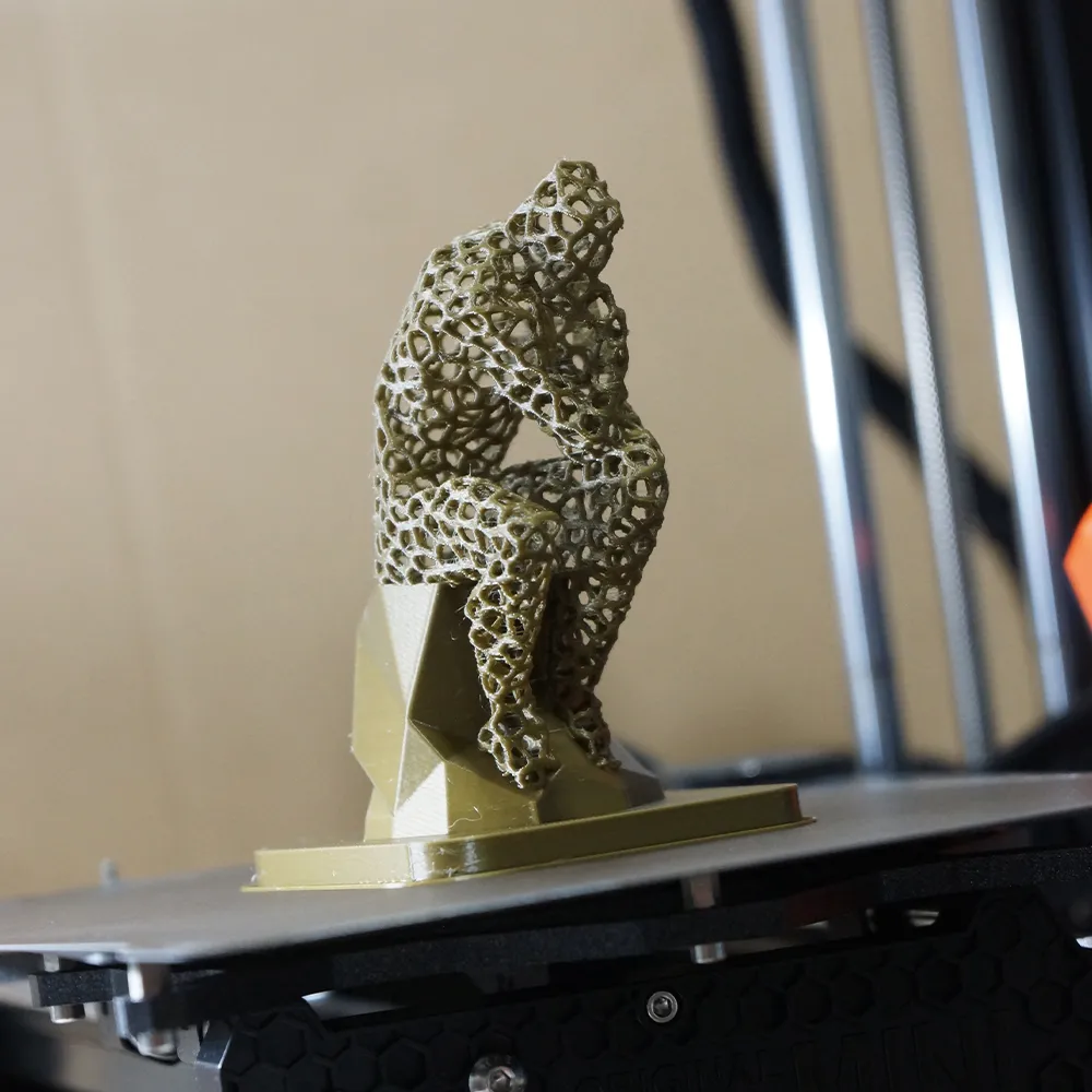 [REMIX] The Thinker - Voronoi Edition Remixed by Whadup - MakerWorld
