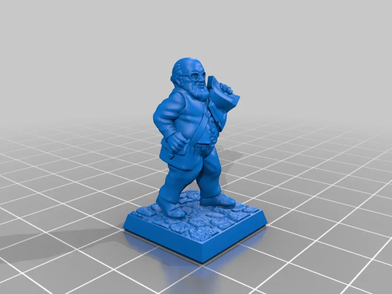 Stan the Explorer 28mm (supportless, FDM friendly) by Brite Minis - MakerWorld