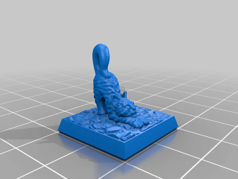 Cat 28mm (Supportless, FDM-friendly) by Brite Minis - MakerWorld