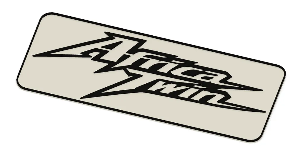 Africa Twin Logo by SayersDesign - MakerWorld