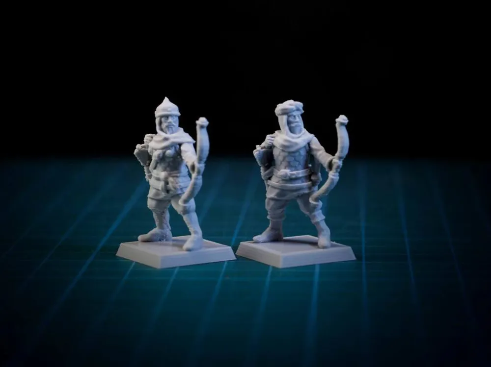 Saracen archer 28mm (supportless, FDM friendly) by Brite Minis - MakerWorld