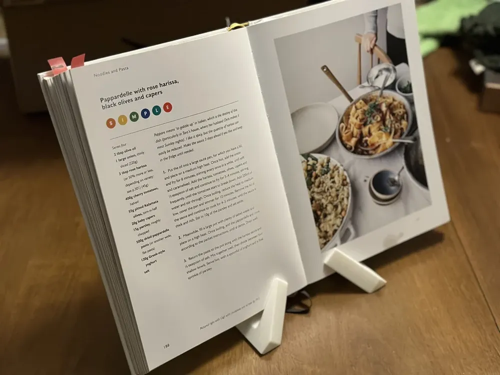 Recipe book stand Remixed by BaLuCZ - MakerWorld