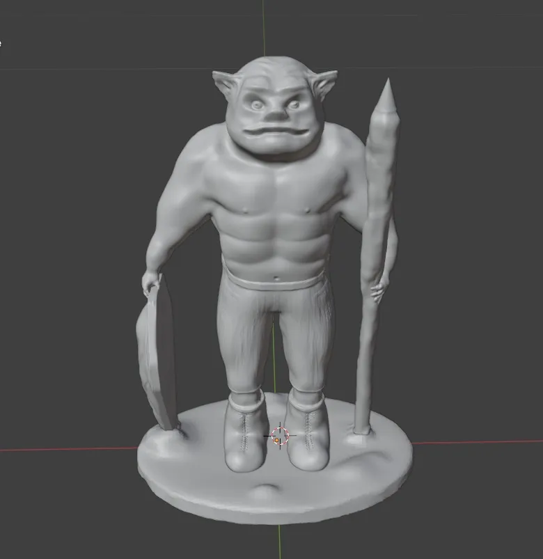 Chubby Ogre (without supports) by Jakub Mertlik - MakerWorld