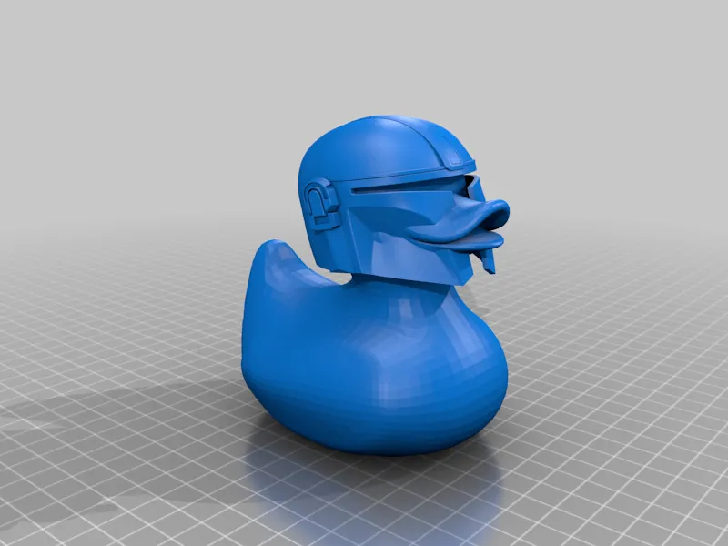 Mandalorian Duck Remixed by The maker Nils MakerWorld: Download Free 3D ...