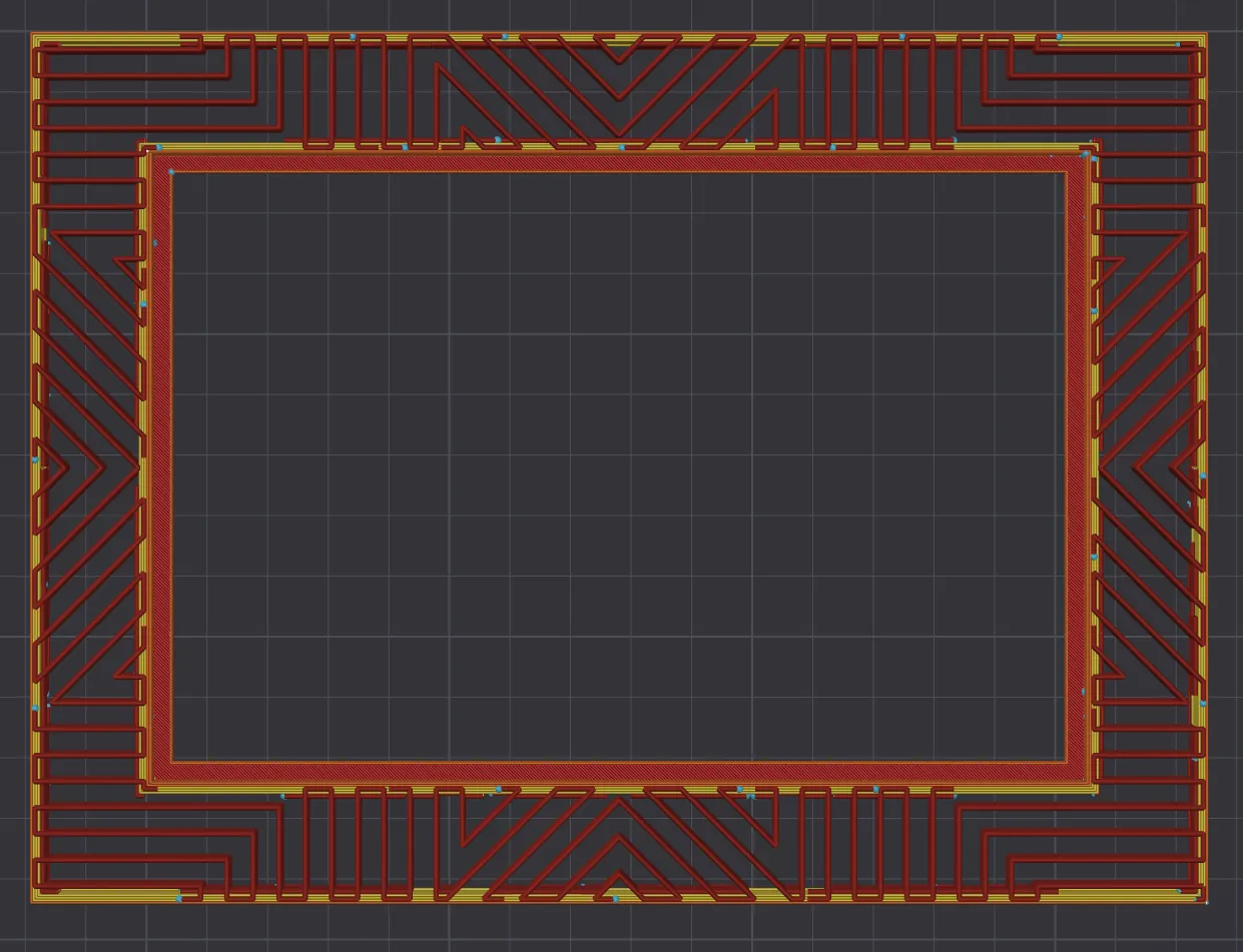 Infill Pattern Picture Frames by RomeEight1 MakerWorld: Download Free ...
