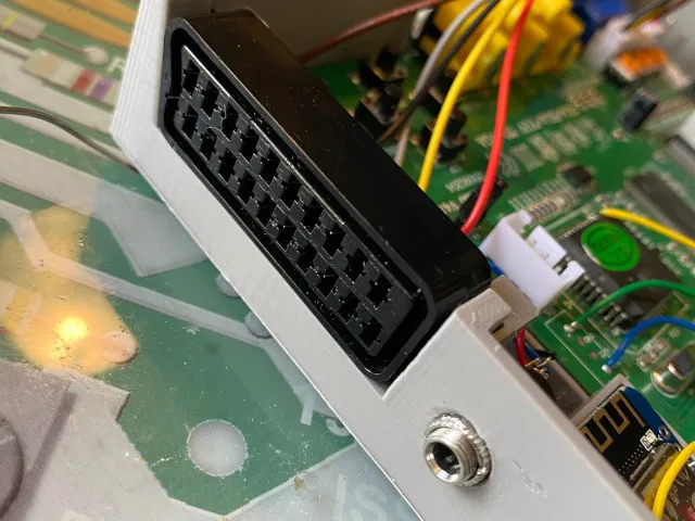 GBS-8200 Case with SCART & Wemos D1 Mini Wifi for GBSControl by tom ...