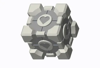 P1P AMS LEGS COMPANION CUBE Remixed by KnowKontrol - MakerWorld
