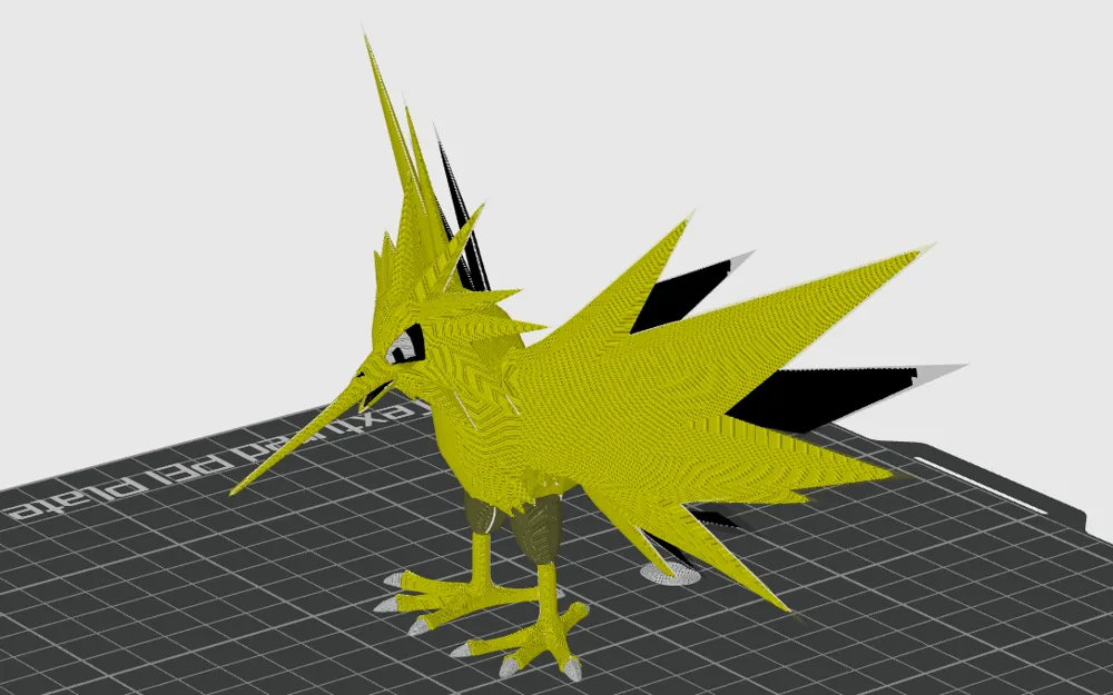 Multicolor Zapdos 4 colors Pokémon Remixed by Lucky boi - MakerWorld