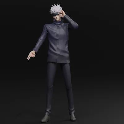 SATORU GOJO FAN ART by Basso_Nicholas - MakerWorld