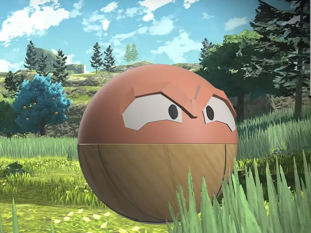 Hisui Voltorb/ Voltobal Pokemon by Chipotle - MakerWorld