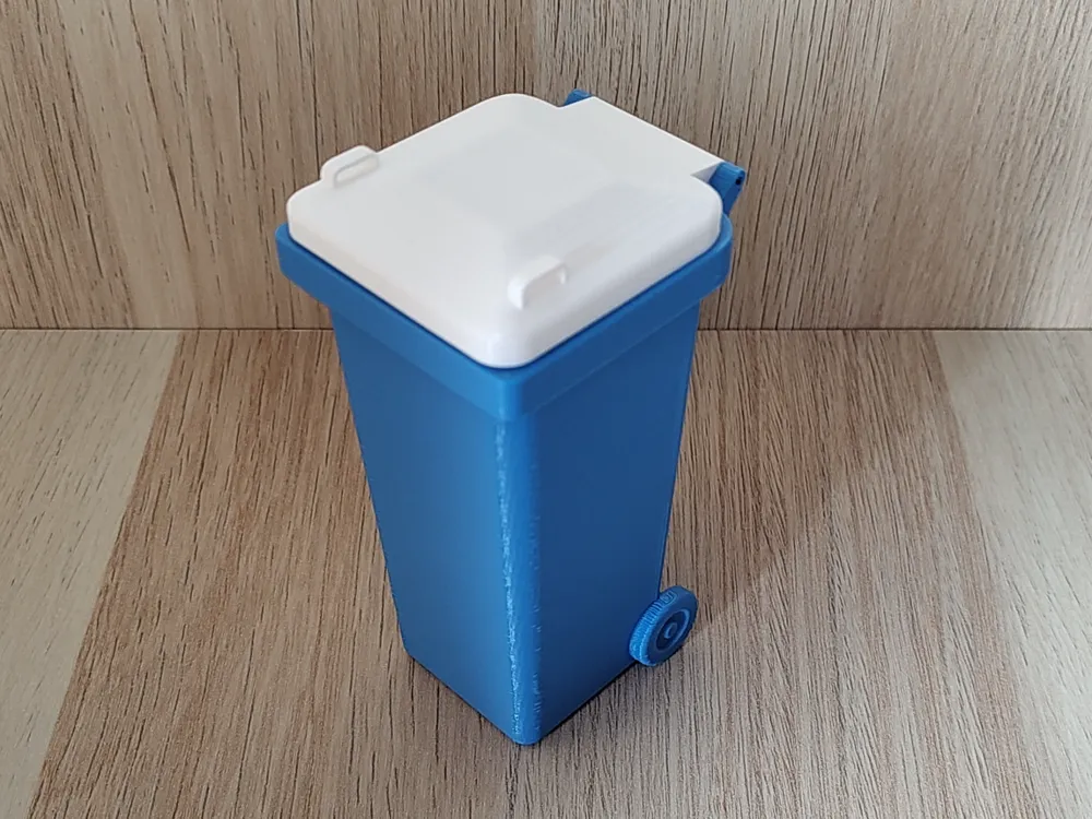 Table storage bin miniature trash by Gekon3D - MakerWorld
