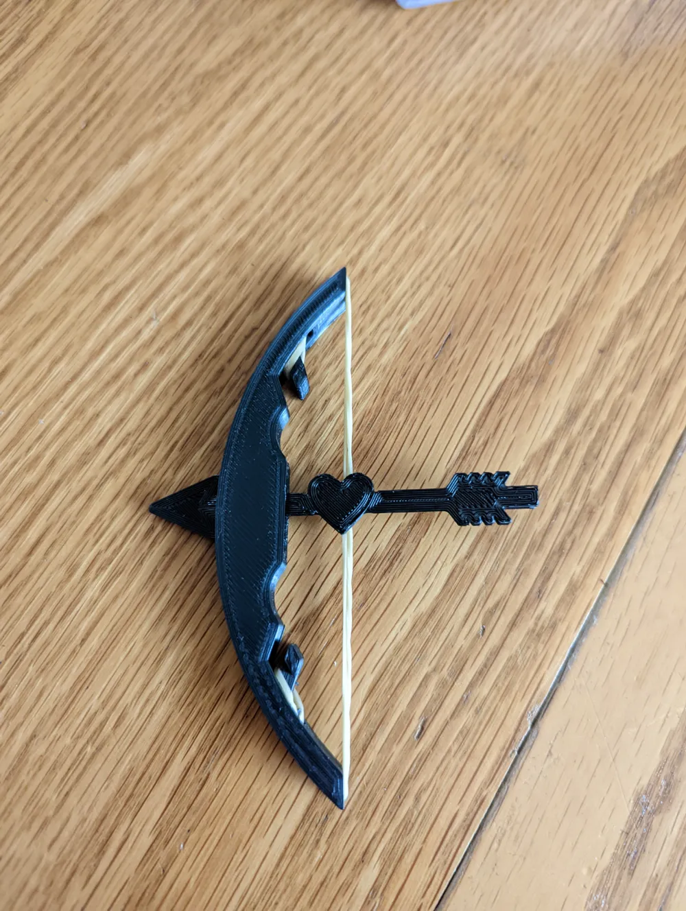 Cupid rubber band bow and arrow by Donalds - MakerWorld