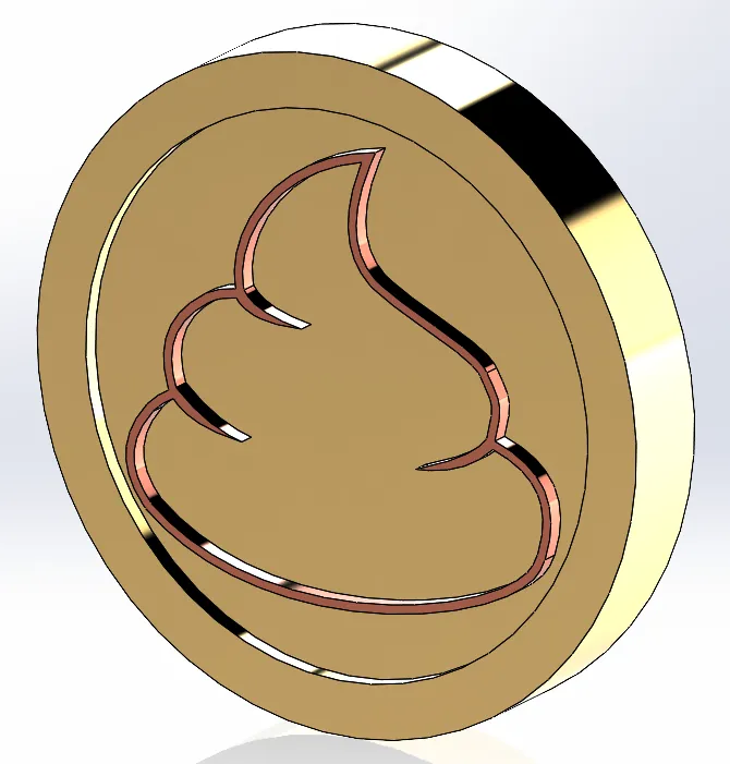 Poop coin by O.Litera - MakerWorld