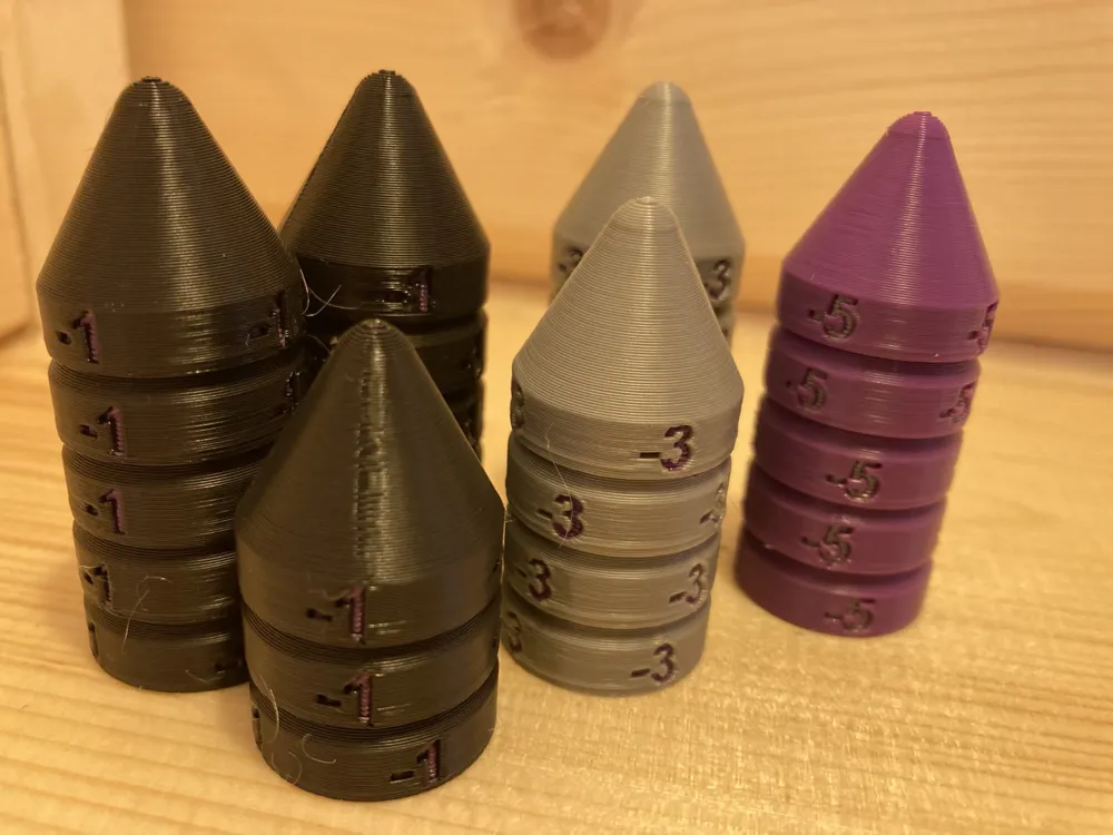 Lorcana Damage Cones by warrell72 - MakerWorld